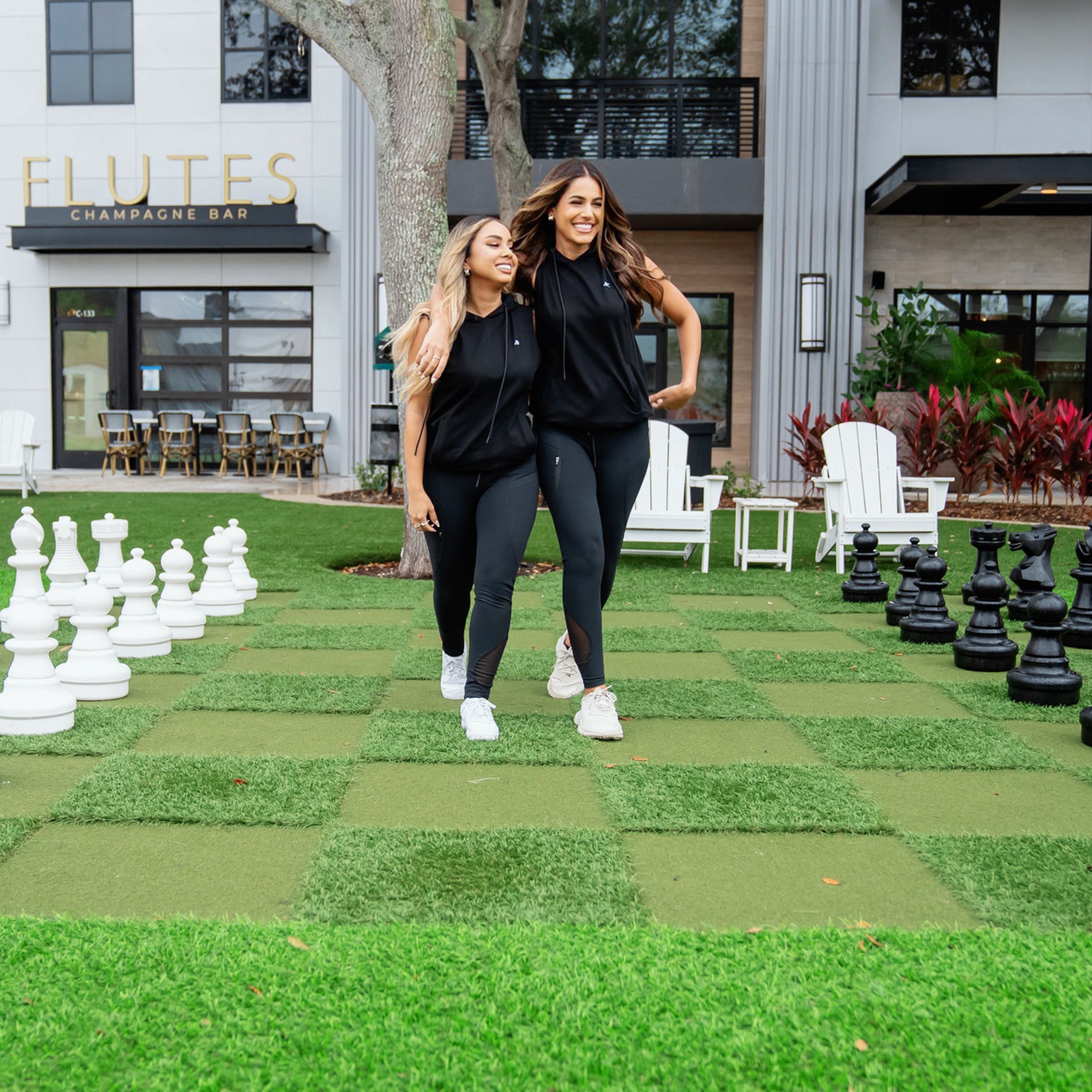 ASC Long Sleeveless Hoodie- Black – Ashley Snell Collection