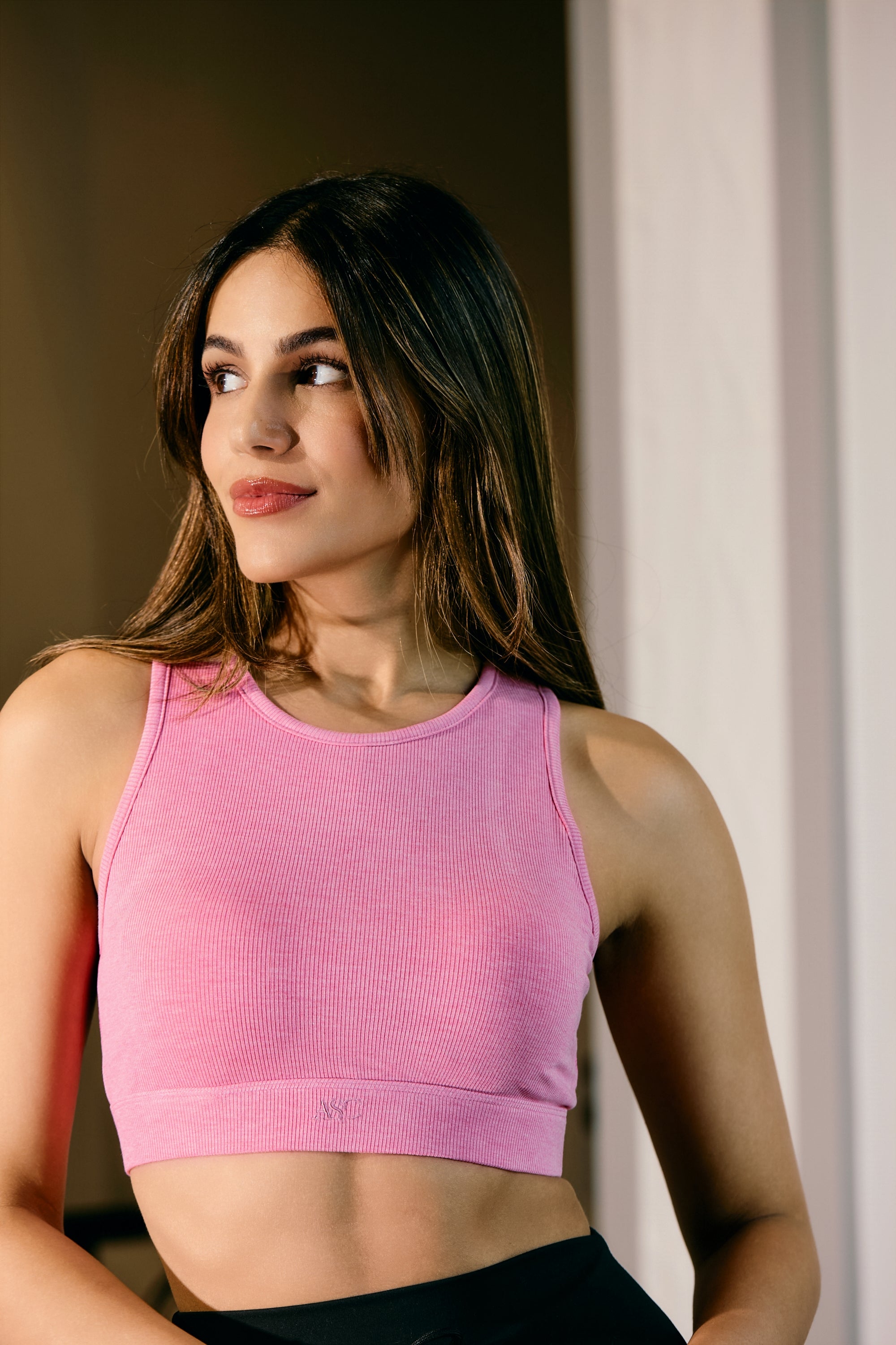 Girl Next Door Ribbed Top-bubble gum pink – Ashley Snell Collection
